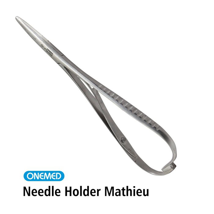 Needle Holder Mathieu Stainless Steel 14 cm Onemed | Syaf Unica Indonesia