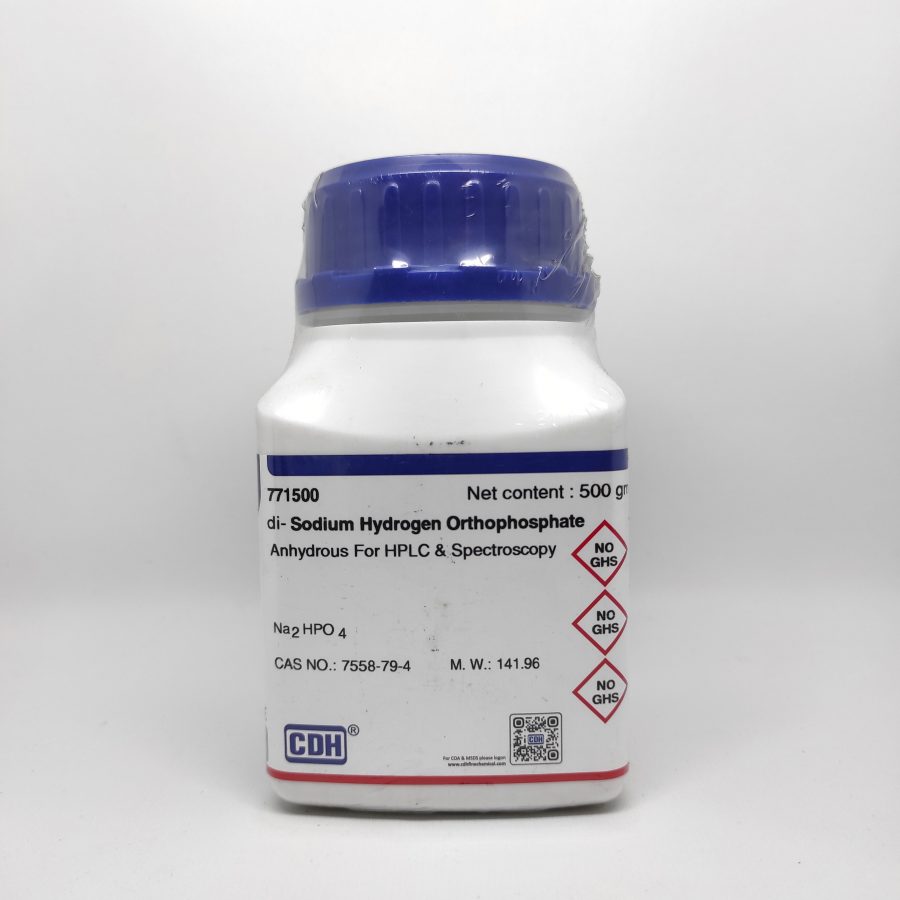 CDH di-Sodium Hydrogen Ortho Phosphate Anhydrous – 500 Gram | Syaf ...