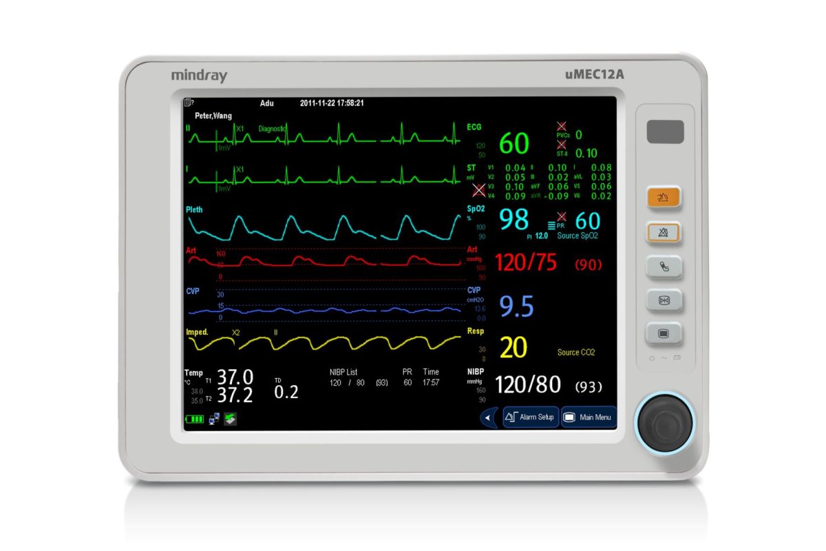 MINDRAY PATIENT MONITOR UMEC 12A STANDARD | Syaf Unica Indonesia