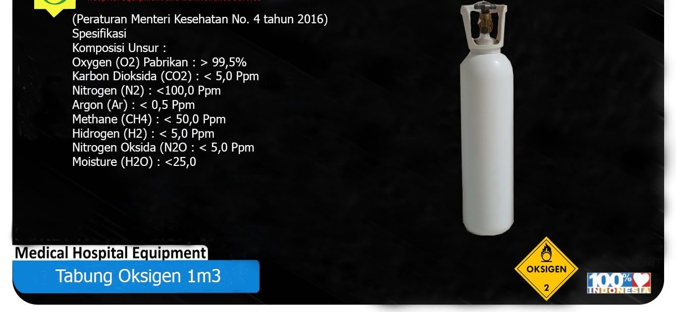 RTM - TABUNG OKSIGEN 1M3 | Syaf Unica Indonesia