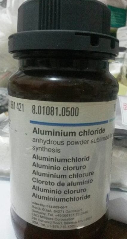 ALUMINIUM CHLORIDE ANHYDROUS POWDER SUBL 500G | Syaf Unica Indonesia