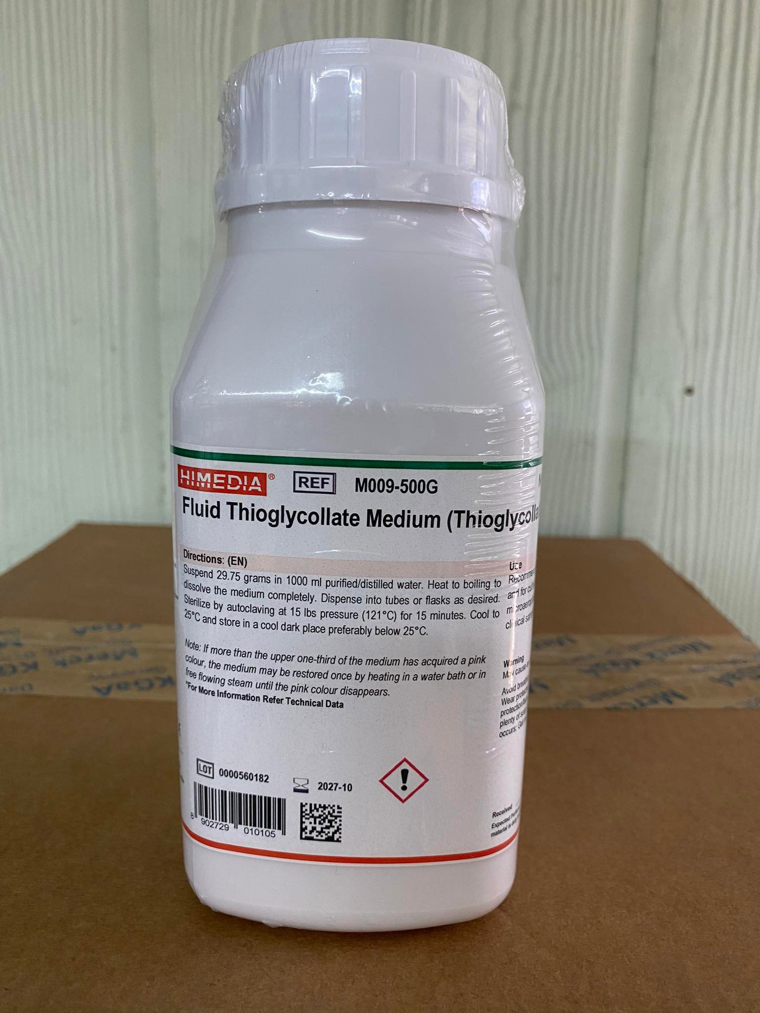 TRYPTOSE FLUID THIOGLYCOLLATE MEDIUM | Syaf Unica Indonesia