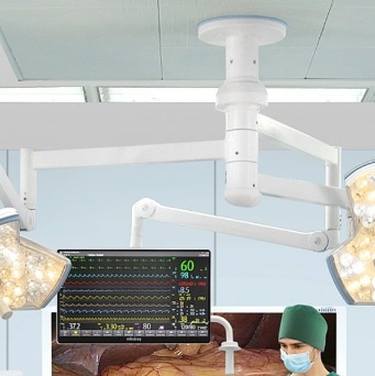 Mindray LED Surgical Light (HyLED X9/X9 + 1 arm for the monitor and ...